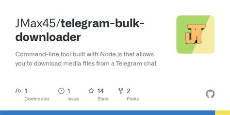 github jmax45 telegram bulk downloader command line tool built with node js that allows you
