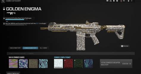 Mw3 Golden Enigma Not Working Bug Fix Why Is Zombies Camo Challenge