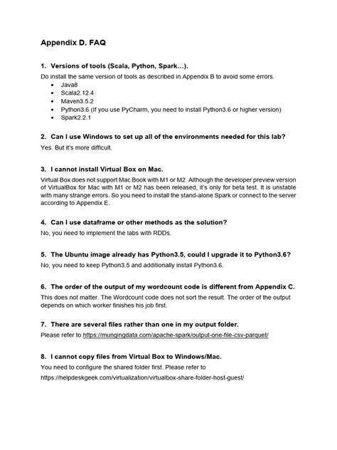 Appendix D Faq Pdf Python Programming Language Central Processing Unit