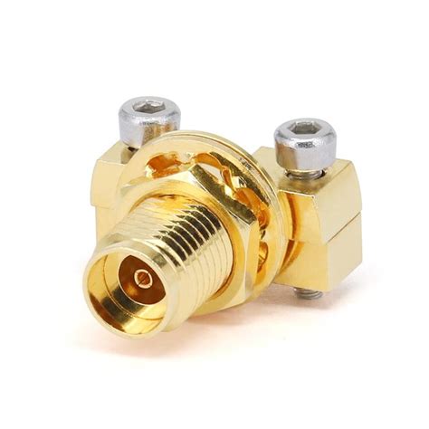 2 92mm Female Bulkhead Mount Connector End Launch For Pcb Dc 40ghz Flexi Rf Inc
