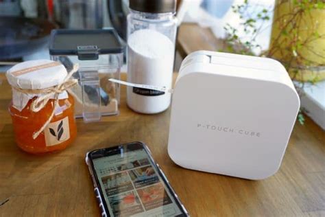 Label Writer Ptouch Cube Made With A Smartphone An Excellent Item That Allows You To Organize