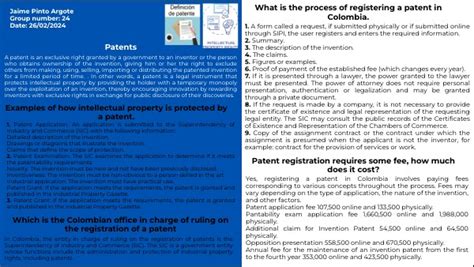 Patent Definition Genially
