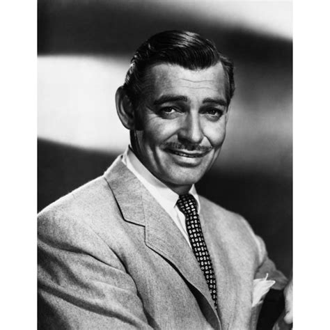 Globe Photos Entertainment Portrait Of Smiling Clark Gable Print On