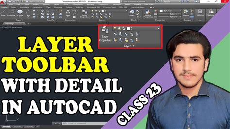Layer Toolbar In Autocadlayer Toolbar With Detail In Autocadclass 23 Youtube