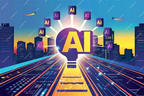 Ai Cityscape With Holographic Elements Digital Transformation Tech Innovation Artificial Intelli