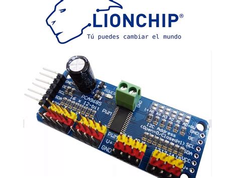 PCA9685 Controlador De Servomotores 16 Ch Lionchip