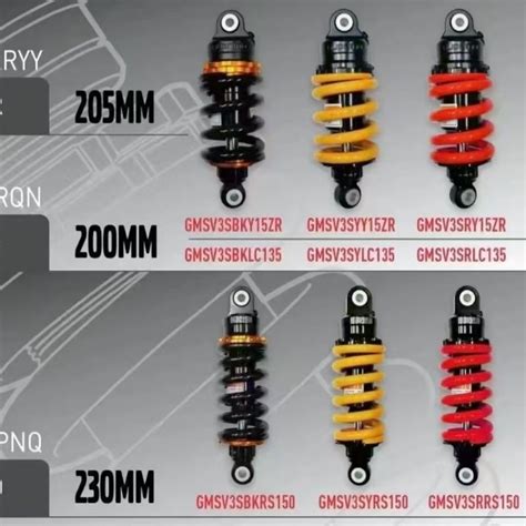 Rs150 Rsx Absorber Ohlins 220mm Monoshock Suprimo 230mm Shopee