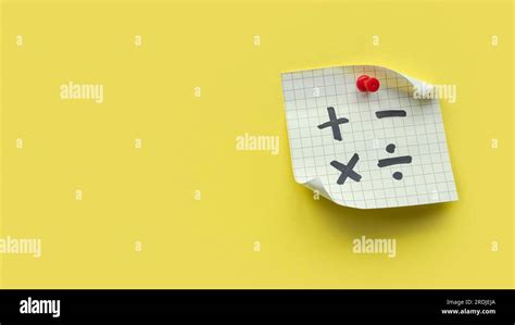 Concept Of Education Business Math Or Calculation Mathematical