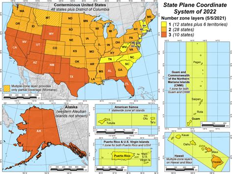 Update On State Plane Coordinate System 2022 State Cartographers