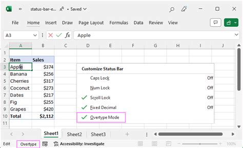 Status Bar In Excel How To Customize And Use