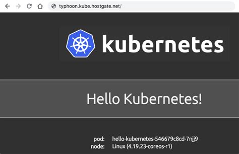 Typhoon Kubernetes Distribution