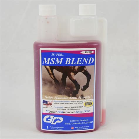 Gateway Su Per Msm Blend Liquid Flying Star Saddlery