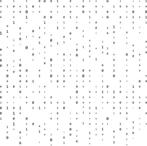 computer matrix stream of binary code digits on the screen binary