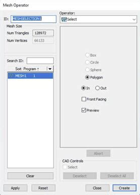 Mesh Select Front Facing