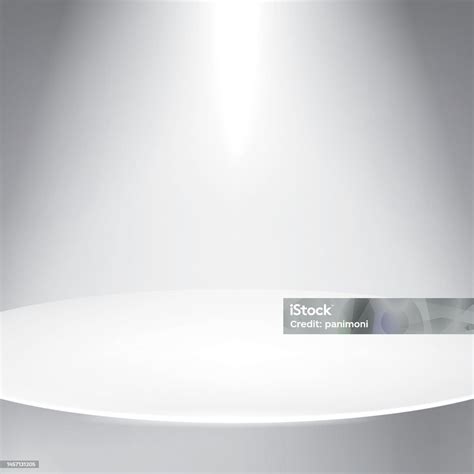 조명 연단 수상 받침대 기하학 모양 회색 실린더 빈 흰색 방 모의 프로젝트를 위한 벡터 디자인 개체 0명에 대한 스톡 벡터 아트