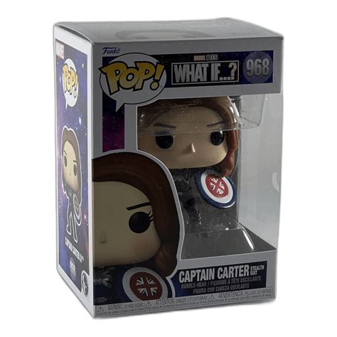 Captain Carter Stealth Suit 968 What If Marvel Funko Pop