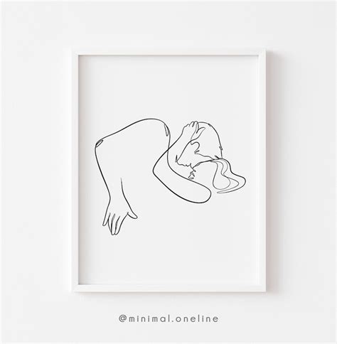 Erotic Line Art Erotic Line Drawing Sex Pose Illustration Masturbation Mature Content