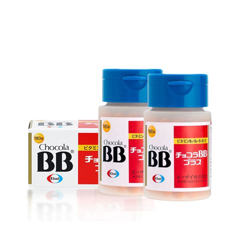 【eisai 日本衛采】俏正美chocola Bb Plus 維生素b群180錠x2瓶 Pchome 24h購物