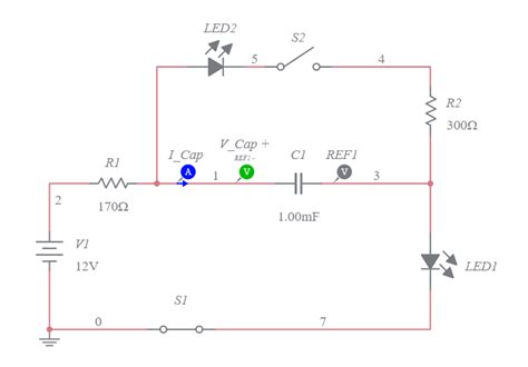Simple RC Circuit Multisim Live