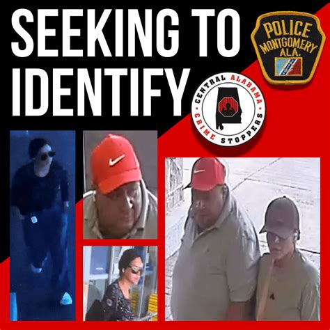 Montgomery Police Seek Identity People Wanted For Multiple Vehicle