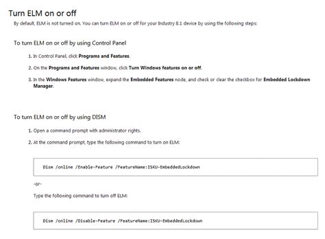 Embedded Lockdown Manager How To Remove It From W Solved Windows Forums