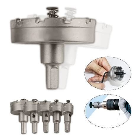 6 шт Hss отверстие пилы Набор карбида наконечник Tct Ядро сверла отверстие пилы для сплава