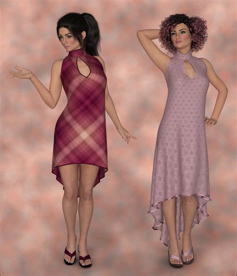 Dforce Slingback Dress For G8f Daz 3d