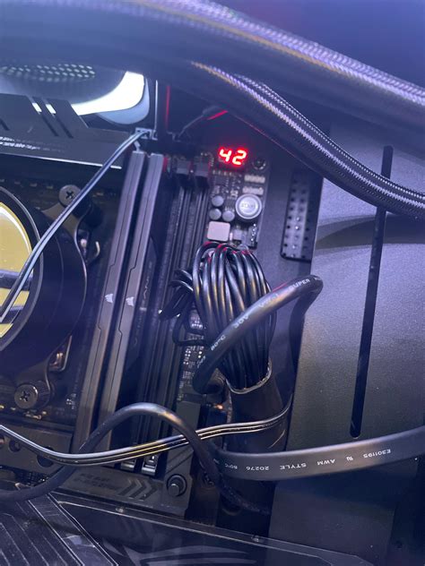 I Need Help The Motherboard Keeps Displaying Code 42 After It Had Just Done Successful Restarts