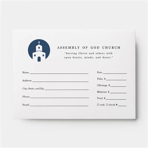 Church Tithing Envelope Zazzle Tithing Envelope Church