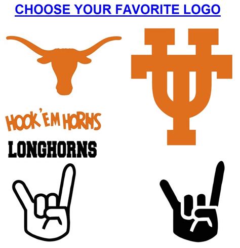 Texas Longhorns 6 Vinyl Decal Sticker Choose Logo And Color Bevo Ut