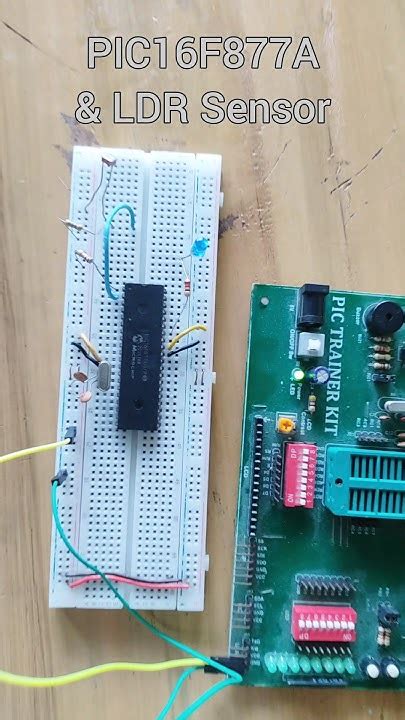 How To Use Ldr Sensor With Pic Microcontroller Pic16f877a