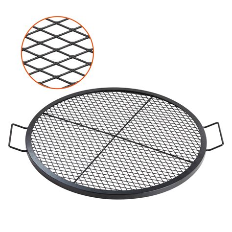 Vevor X Marks Fire Pit Grill Grate Round Cooking Grate 30 Inch Black