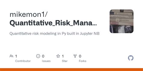 Github Mikemon1quantitativeriskmanagement Quantitative Risk