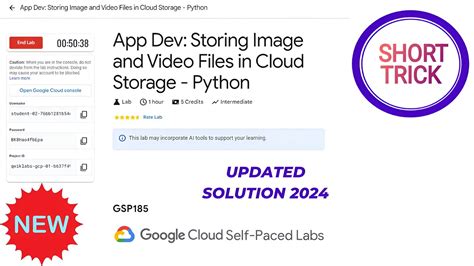 App Dev Storing Image And Video Files In Cloud Storage Python 2024 Gsp185 Qwiklabs