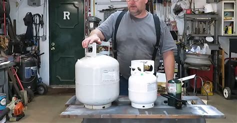 How To Transfer Propane From Small Tank To Big Tank