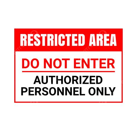 Restricted Area Sign Stop Sign Restricted Area Sign Stop Octagon