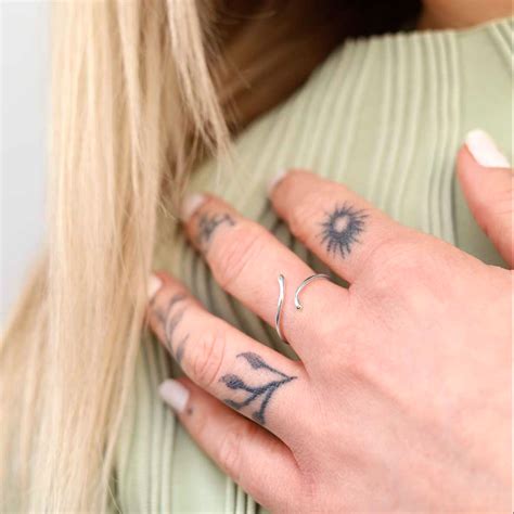 Sterling Silver Small Adjustable Flow Ring Martha Jackson