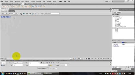 Arşiv Adobe Dreamweaver Cs6da Css Iii Ders 29 Youtube