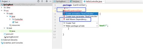 Springboot中restcontroller无法识别的问题解决restcontroller Maven Csdn博客
