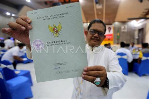 Soil Certificate Of Atr Ministry Antara Foto