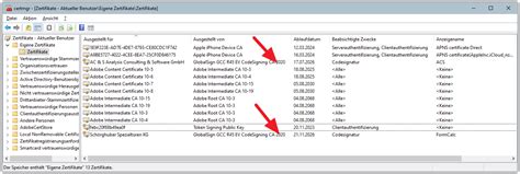digital signature signtool how to identify a specific certificate