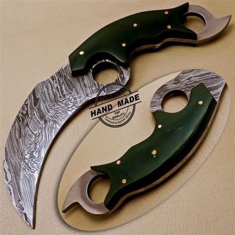 Damascus Karambit Knives Handmade Damascus Steel Knife Sale