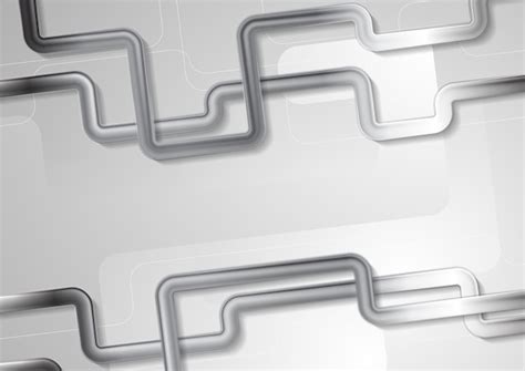 Premium Vector Grey Tech Abstract Background With Metallic Stripes