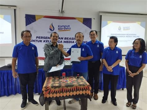 Kerja Sama Itb Stikom Bali Beri Beasiswa Bagi Keluarga Wartawan Media Online Mediabaliid