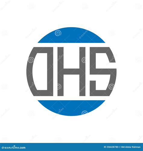 Ohs Letter Logo Design On White Background Ohs Creative Initials