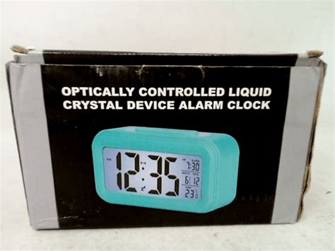LCD Digital Optically Controlled Liquid Crystal Device Alarm Clock