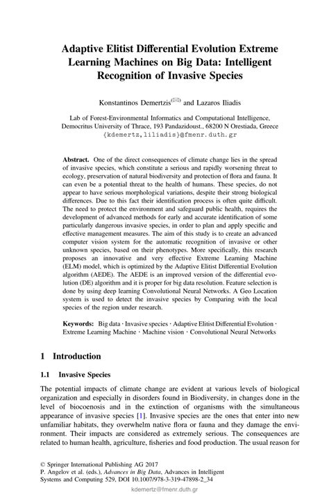 Pdf Adaptive Elitist Differential Evolution Extreme Learning Machines
