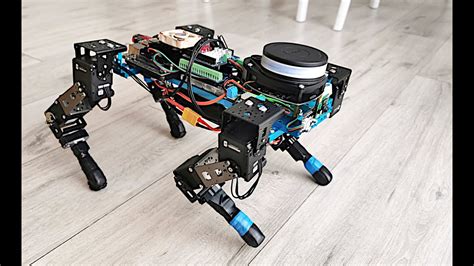 walking quadruped robot testing inverse kinematics and collision