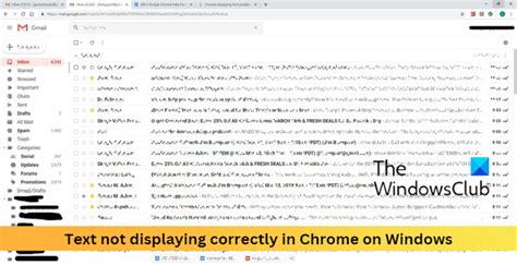 Text Not Displaying Correctly In Chrome On Windows 11 10