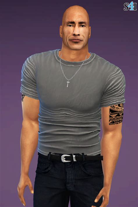 Sims 4 Cas Dwayne Johnson Imagination Sims 4 Cas